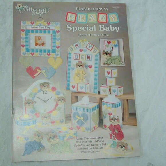 Office | The Needlecraft Shop Plastic Canvas Beary Special Baby Pattern ...